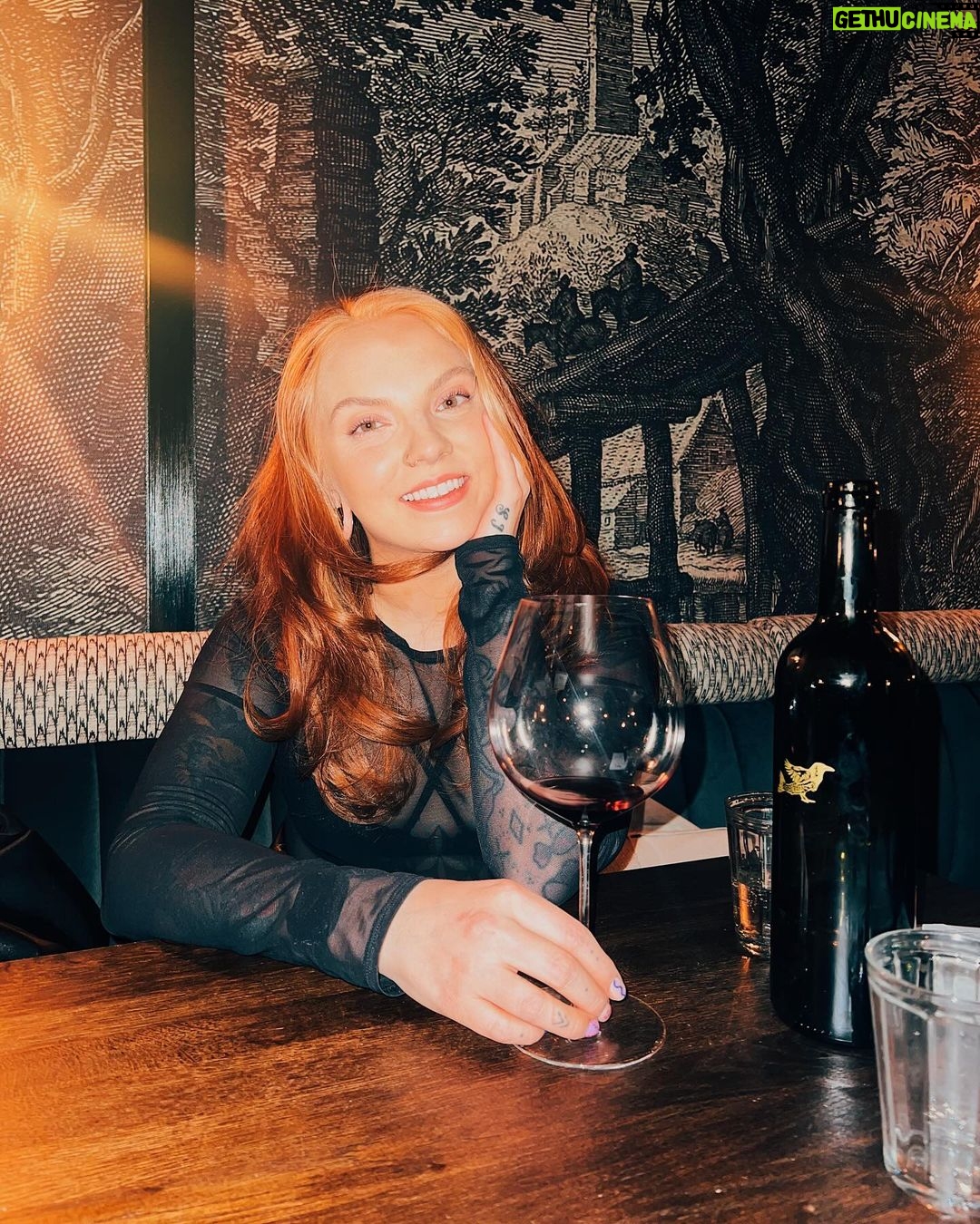 Veronica Verho Instagram – 🍷🤌🏼 | Gethu Cinema