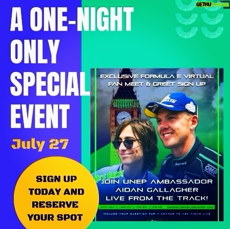 Aidan Gallagher Instagram – Hurry to reserve your spot at this live ...