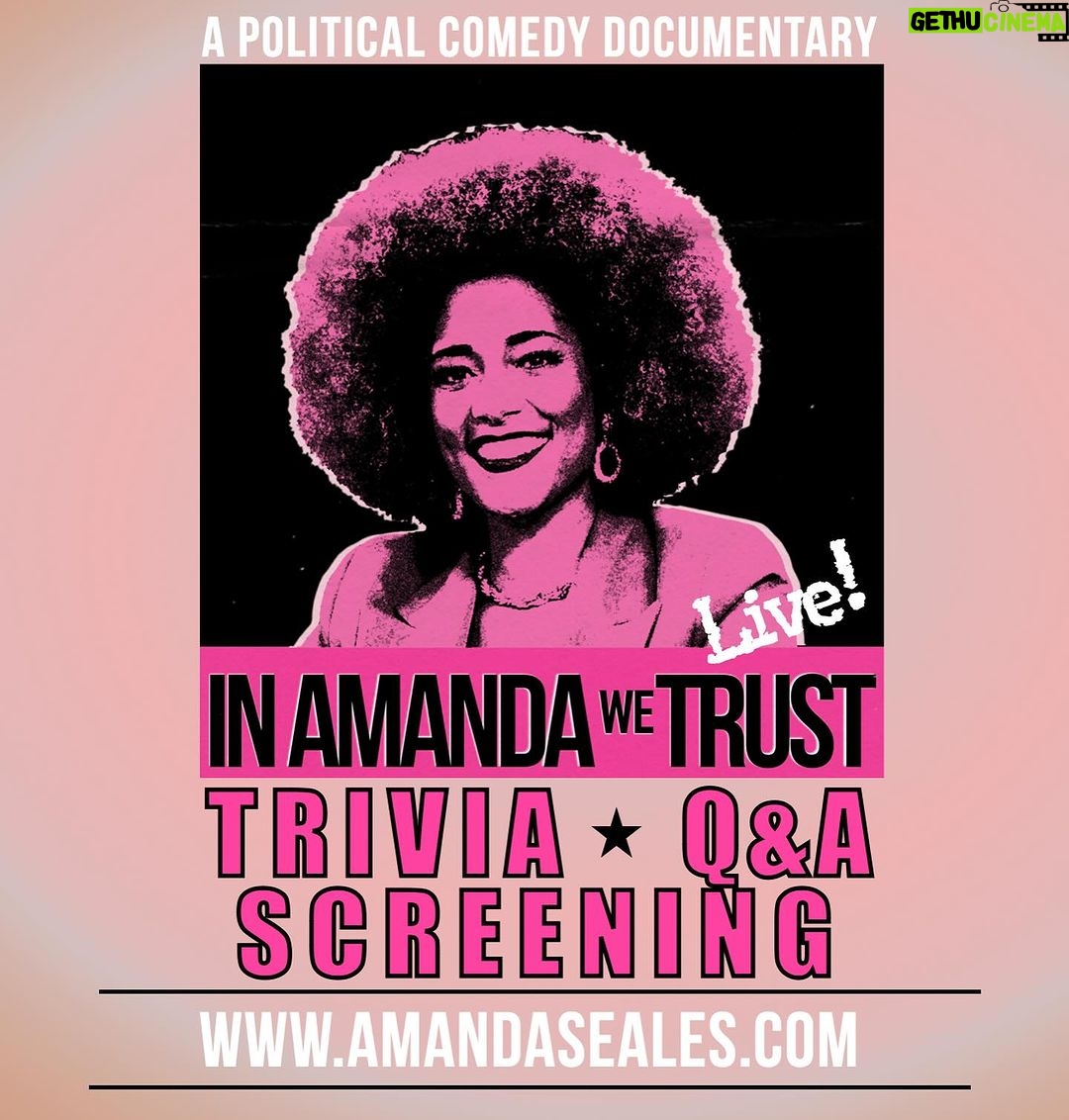 Amanda Seales Instagram – SOLD OUT! Amanda Seales’ Stand-Up Shows at ...