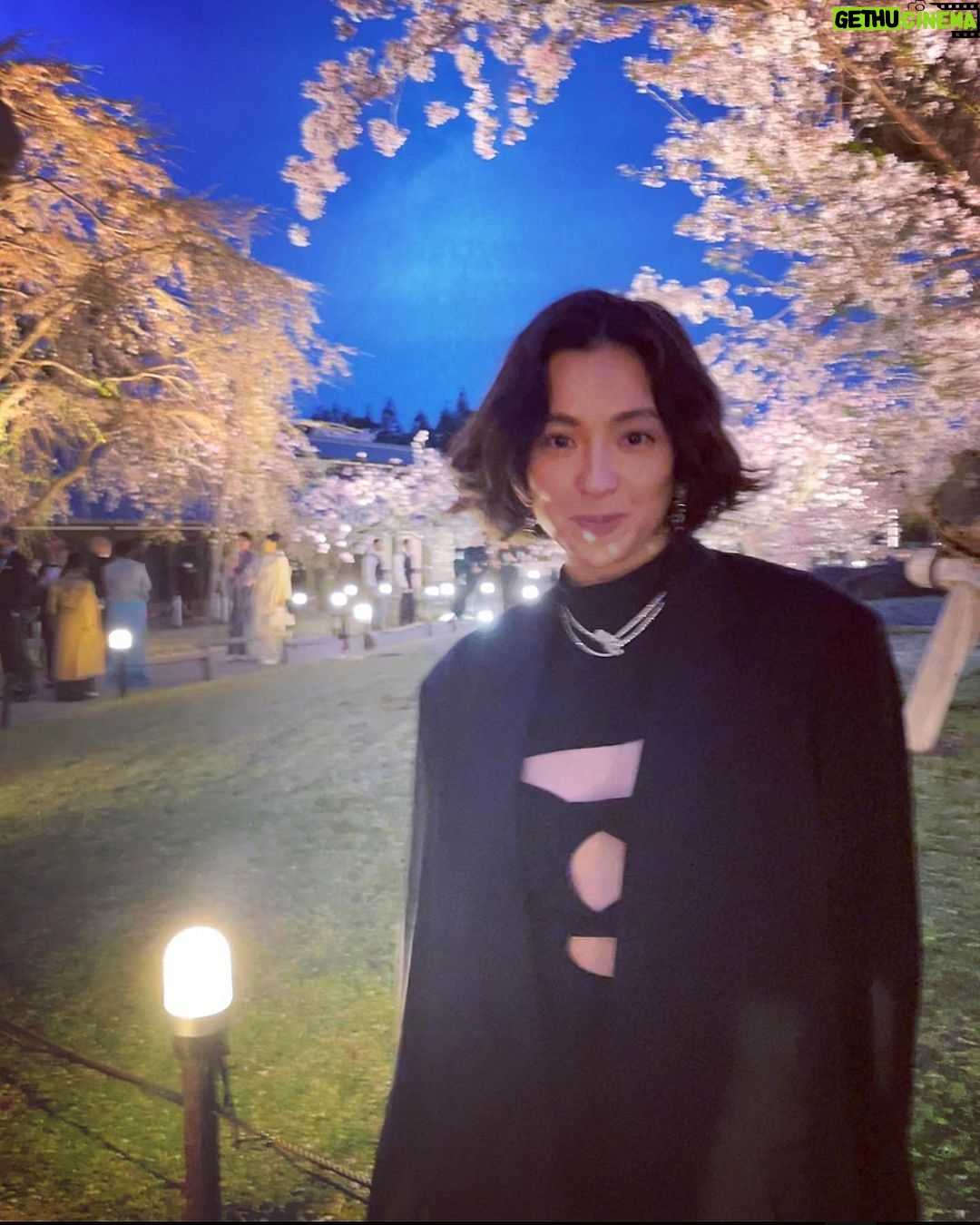 Anne Nakamura Instagram – Cartier in KYOTO 🌸 @cartier #cartierkyoto 醍醐寺 ...
