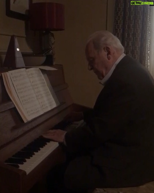 Anthony Hopkins Instagram – On the set of The Father… Thank you Florian ...