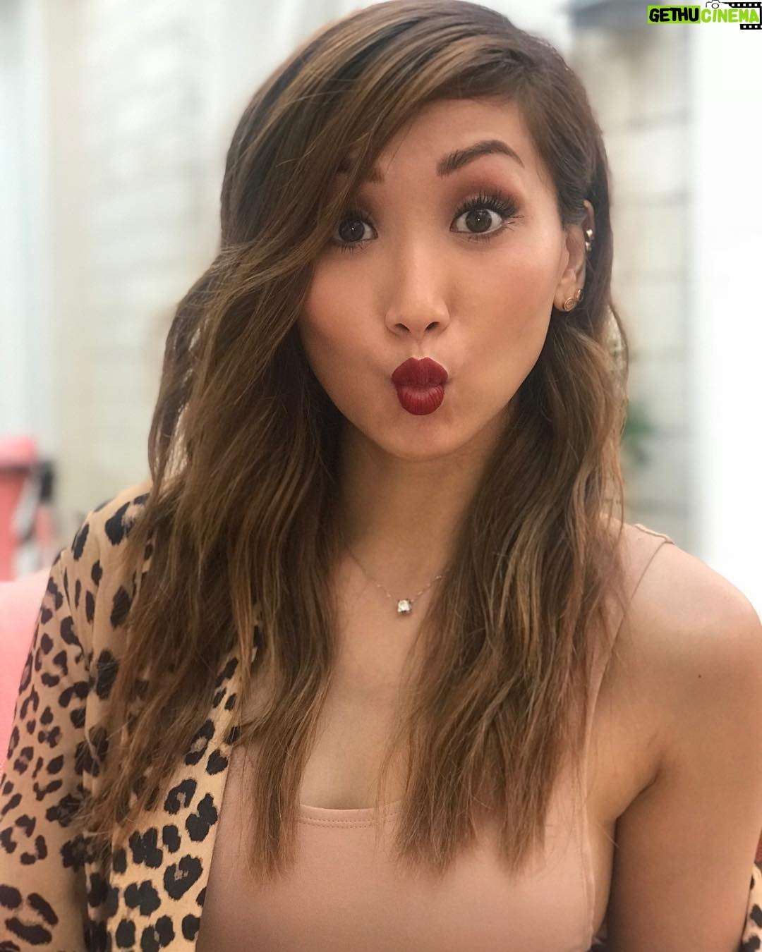 Brenda Song Instagram – My best “kissy” face. It’s not as easy as it ...
