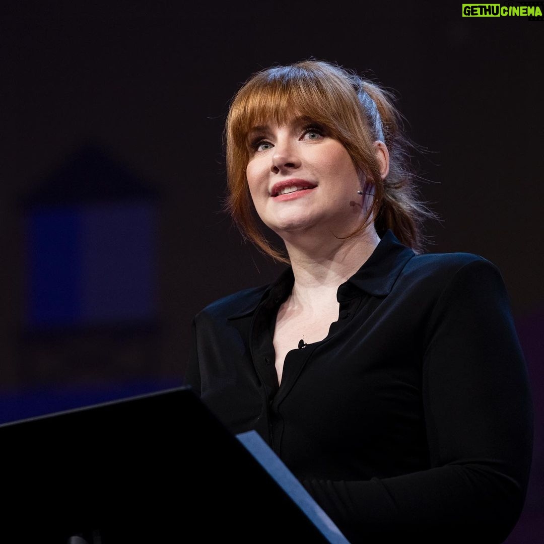 Bryce Dallas Howard Instagram – So… I did a thing #TED2022⁣ ⁣ 📸: Ryan ...