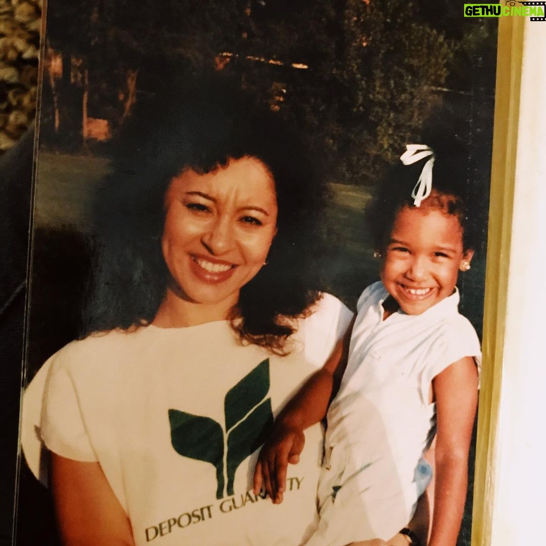 Candice Patton Instagram – my first friend. love u mummy. # ...