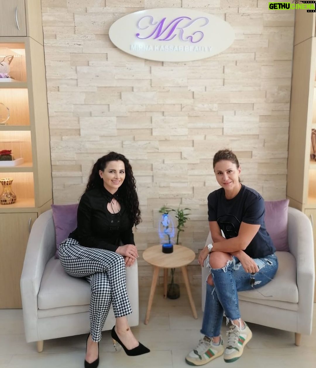 Dima Kandalaft Instagram – A story of success…! Beautiful Mirna, proud of u 🤍 #great #facial # ...