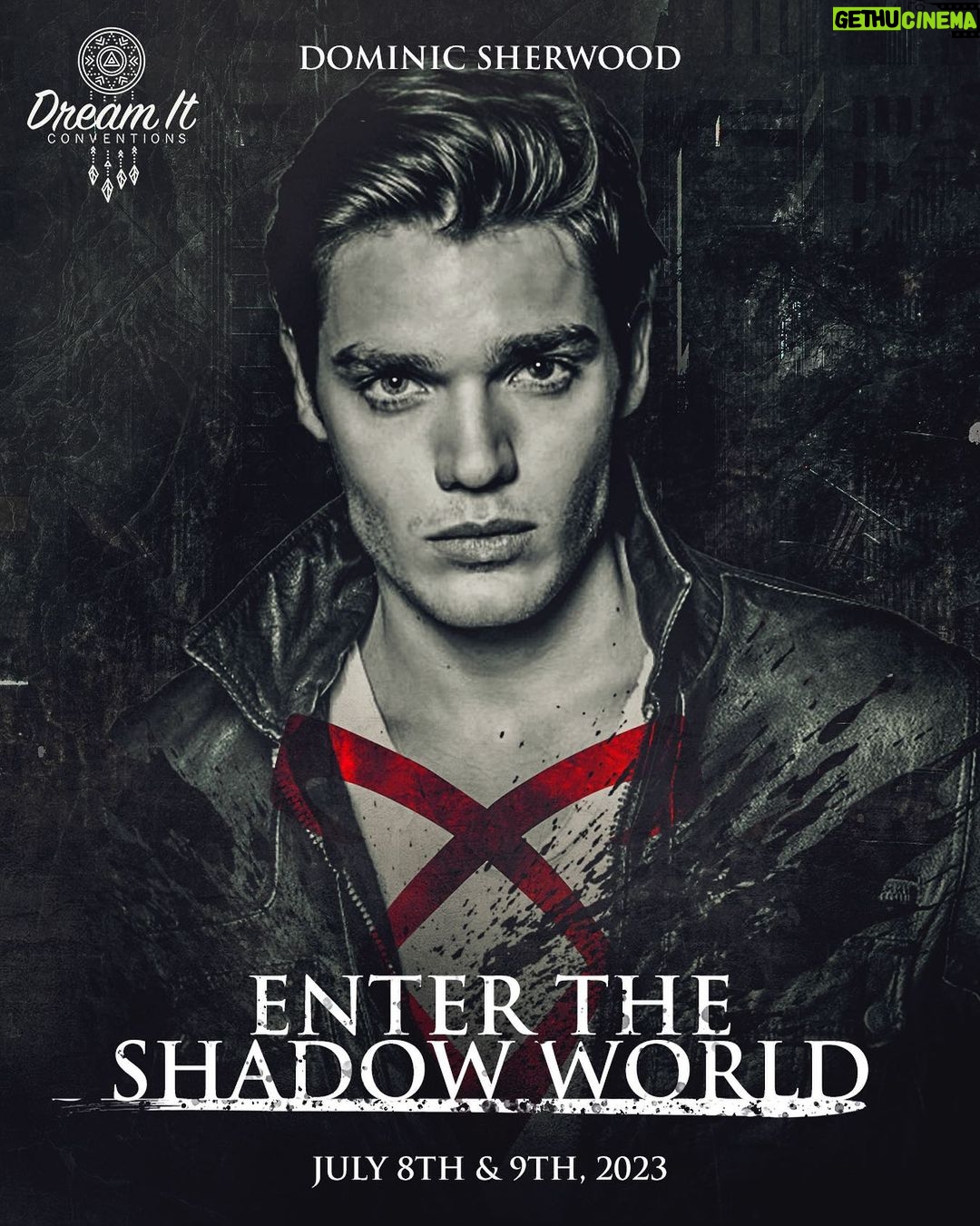 Dominic Sherwood Instagram – I will be attending the “Enter the Shadow ...
