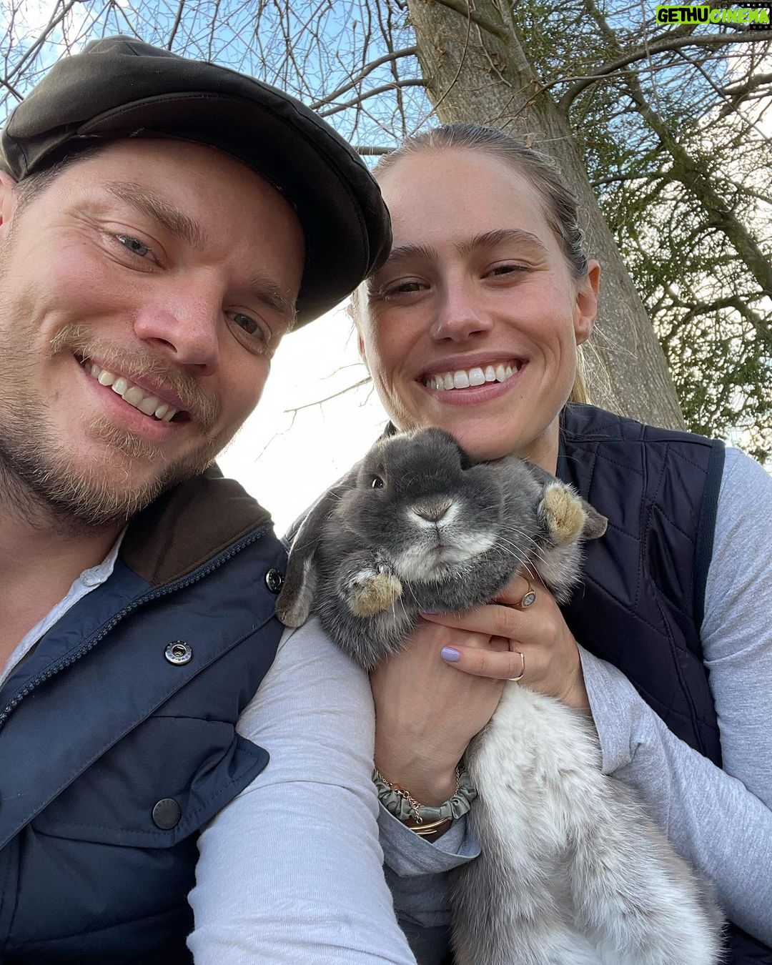 Dominic Sherwood Instagram – Happy birthday Dexter. The bunny is named ...