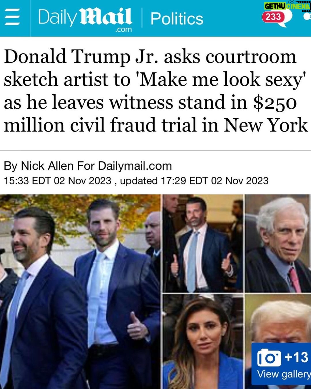 Actor Donald Trump Jr. HD Instagram Photos and Wallpapers November 2023 ...