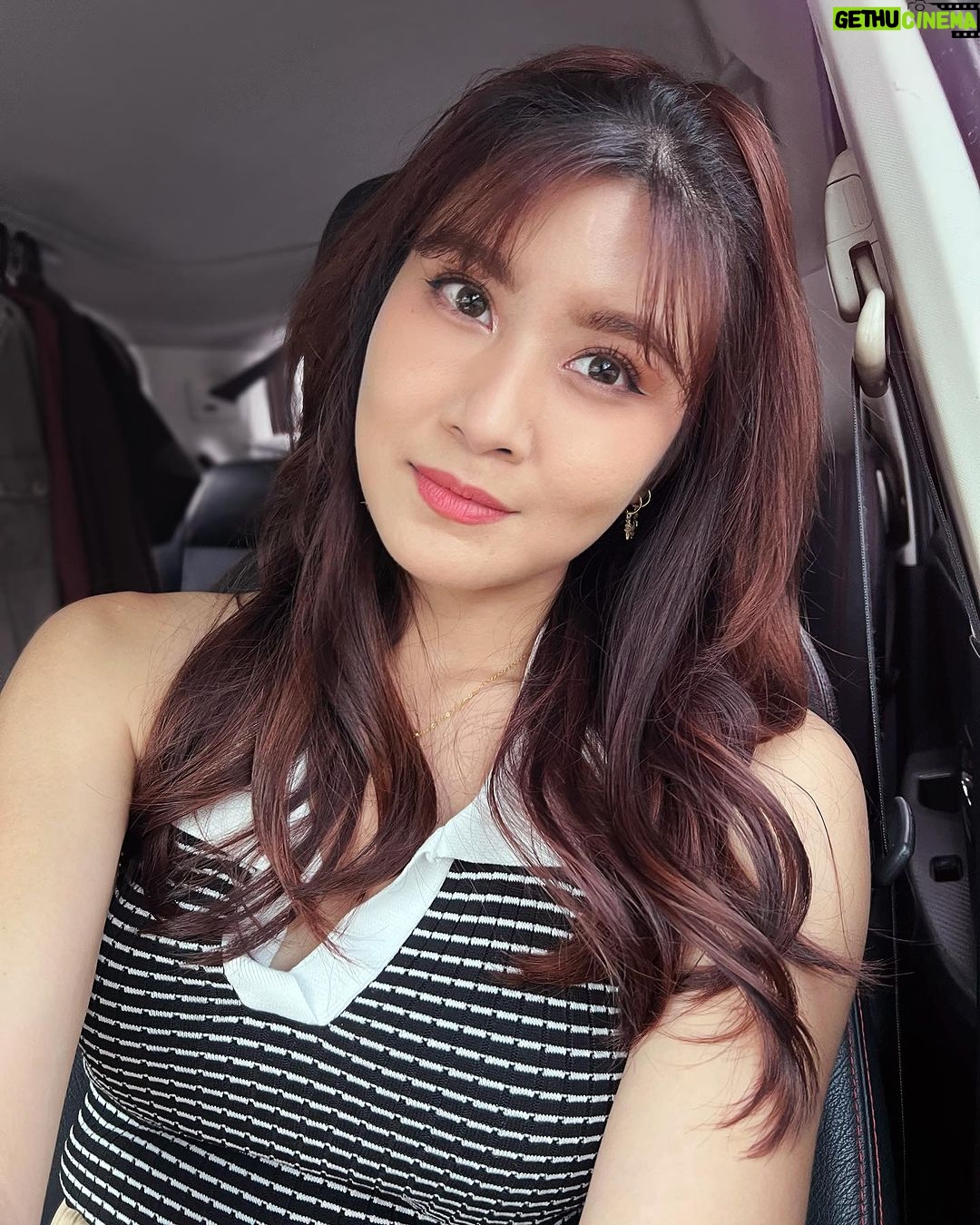 Elizabeth Tan Instagram – No more redhead 🥲 korang suka lizzy rambut ...