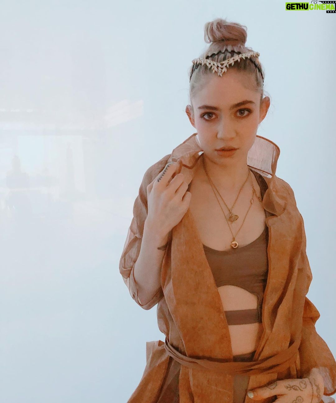 Grimes Instagram – People never touched each other. The custom had ...