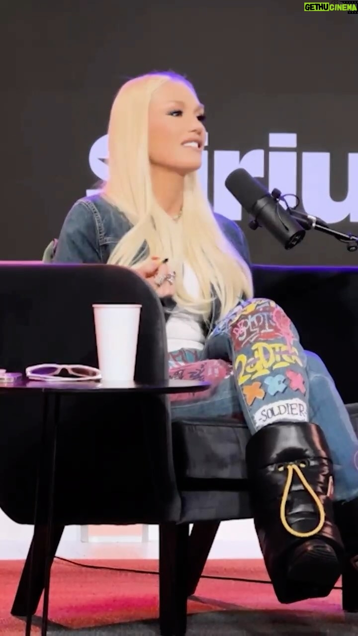 Gwen Stefani Instagram – thank u so much @siriusxm for having me ...
