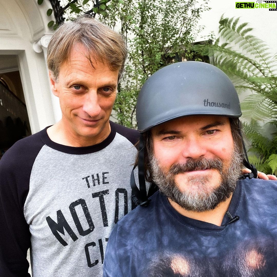 Jack Black Instagram – @tonyhawk in the hiiizouse!! 📷 @taylorstephens ...