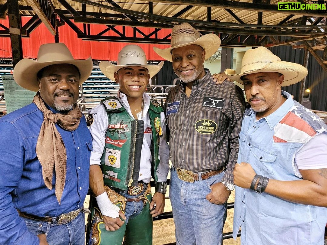 James Pickens Jr. Instagram – Last night at the PBR’s Mega Bull event ...