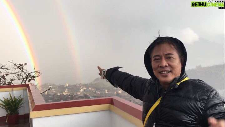 Jet Li Instagram – I think double rainbows is an auspicious sign. Read ...