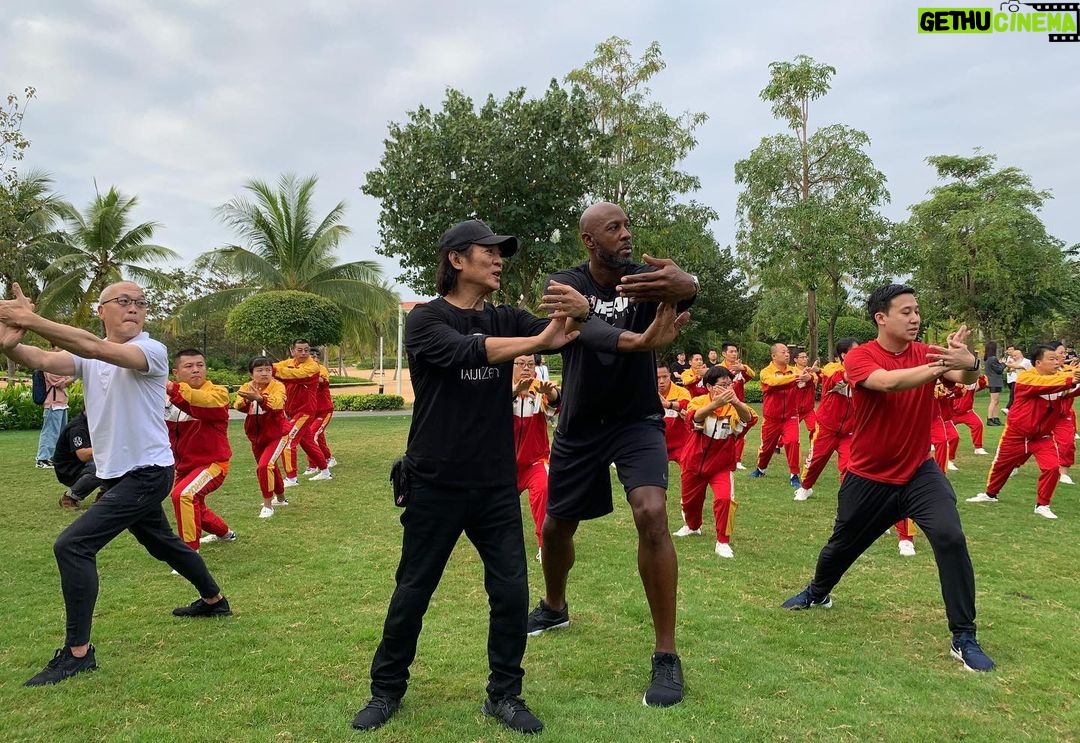Jet Li Instagram – I’m honored to teach a Taiji class to rural teachers ...