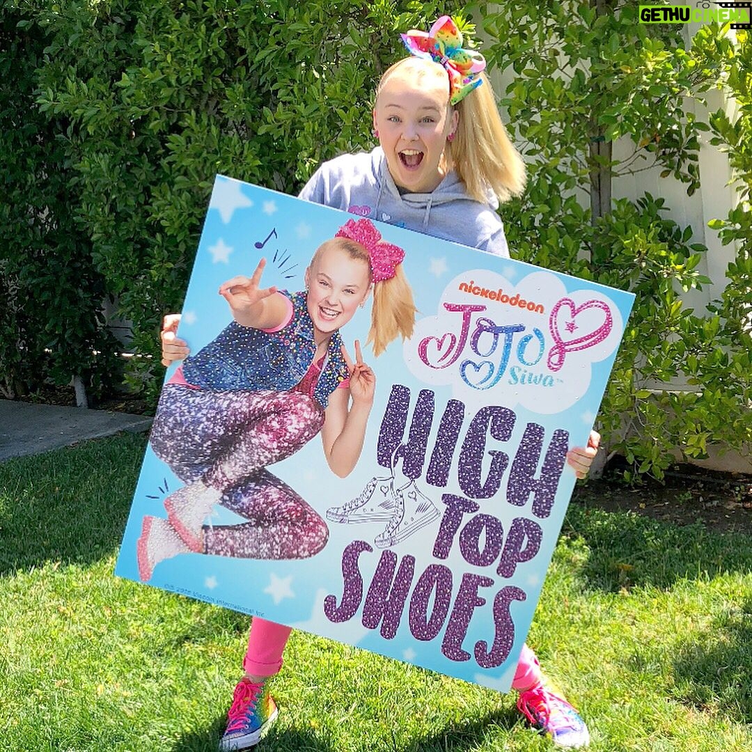 JoJo Siwa Instagram – TODAY IS THE DAY!! MY NEW SONG “High Top Shoes ...