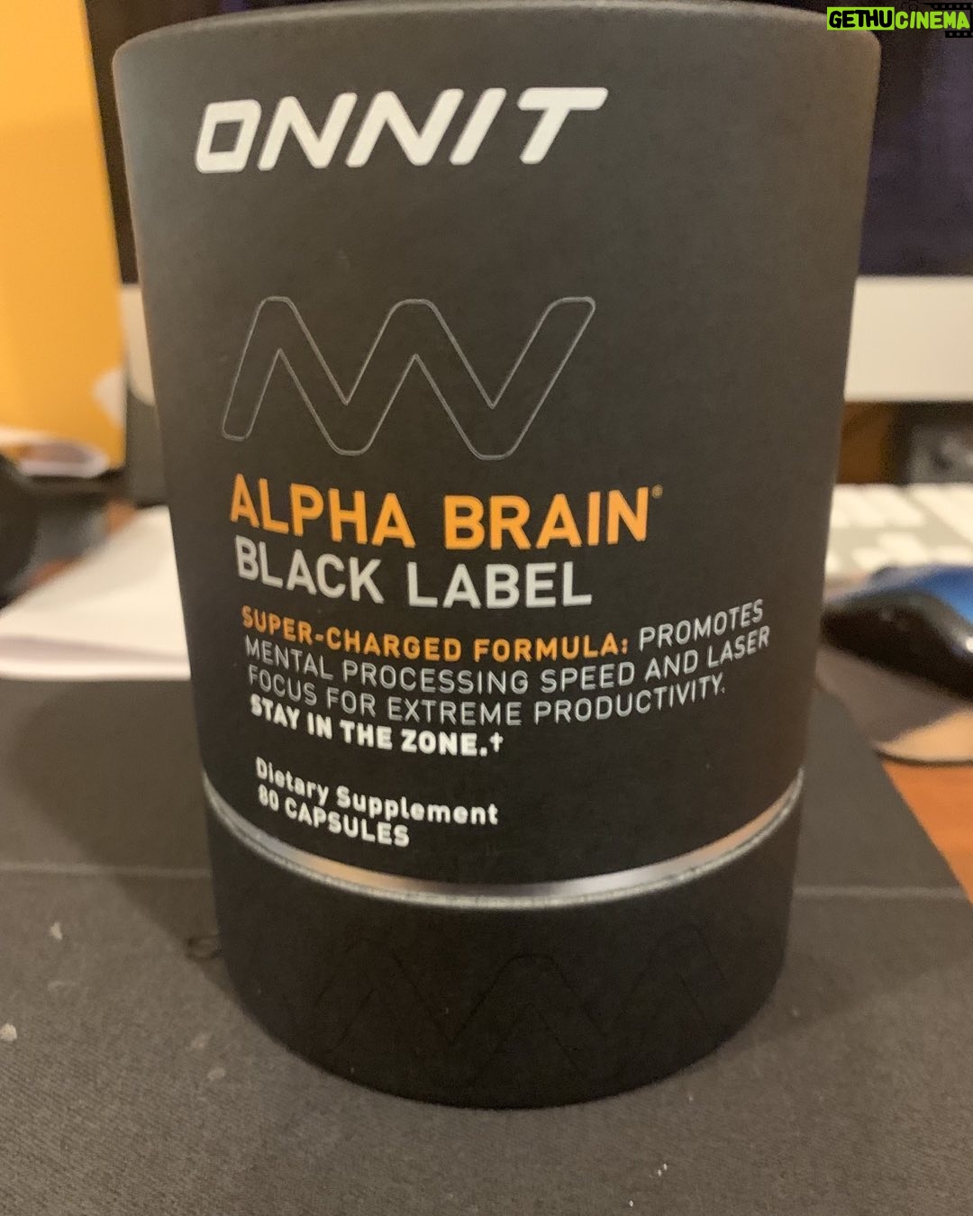 Joey Diaz Instagram – The NEW and improved….. Alpha Brain….. Black ...
