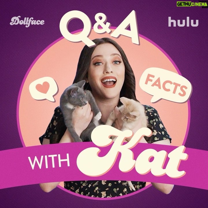 Kat Dennings Instagram – It’s Kittens and Kat! What more could you want ...