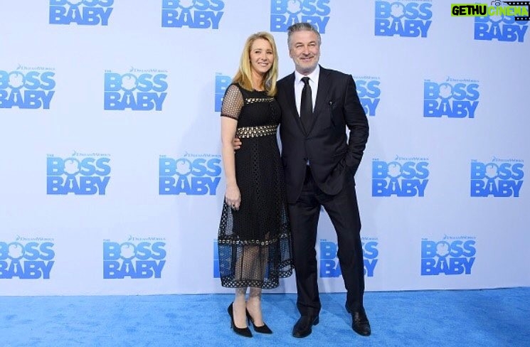Lisa Kudrow Instagram – The BOSS BABY premiere! 🍼👶🎩 AMC Loews Lincoln ...