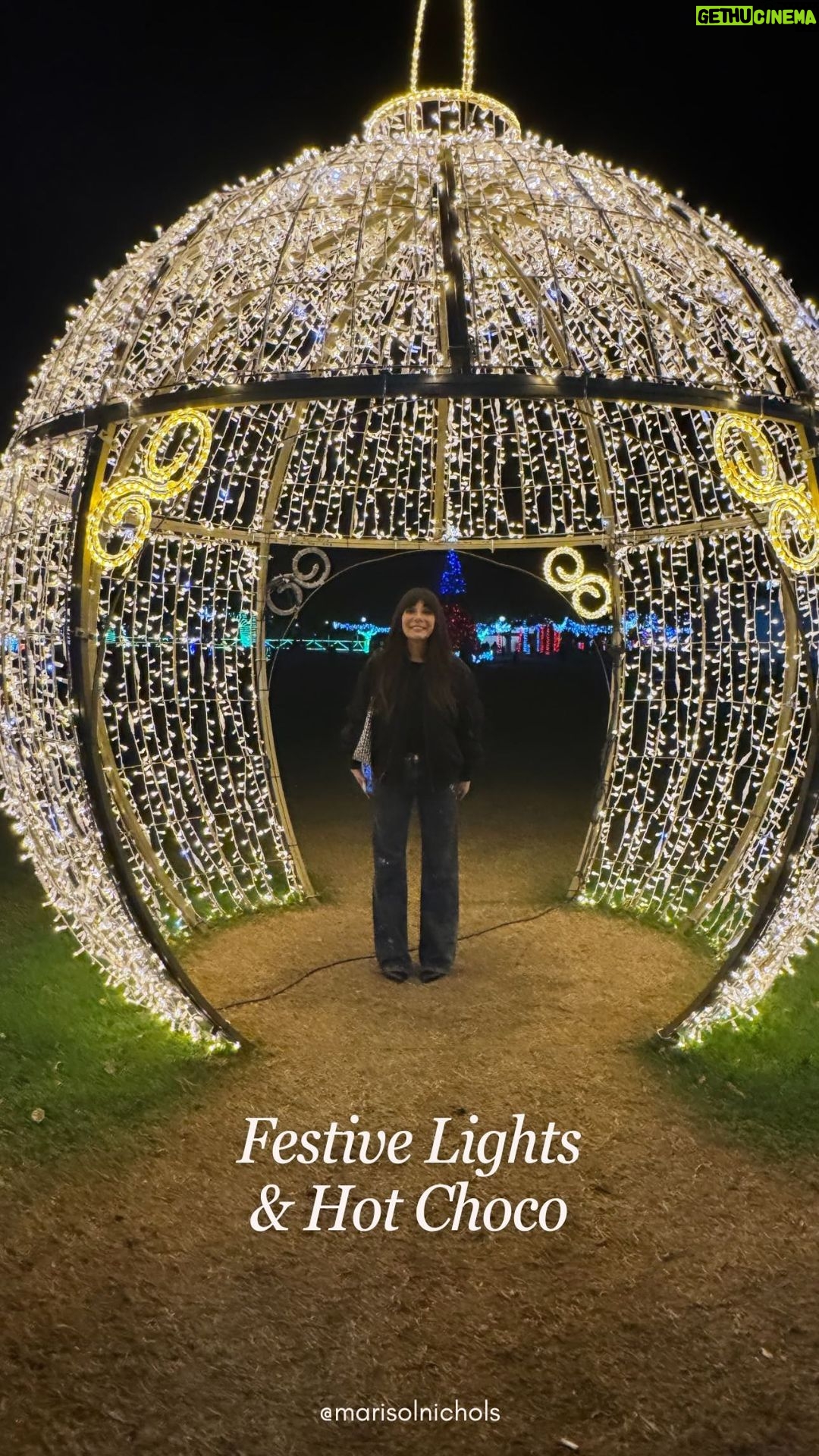 Marisol Nichols Instagram – Sipping hot chocolate while enjoying the ...