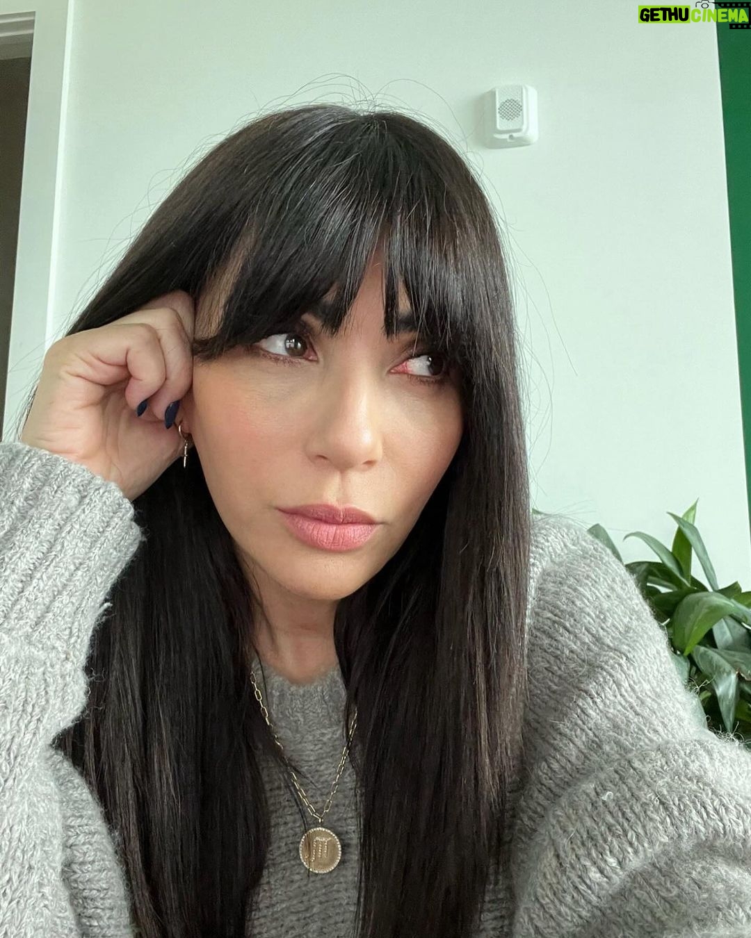 Marisol Nichols Instagram – When you stay home because your new puppy ...