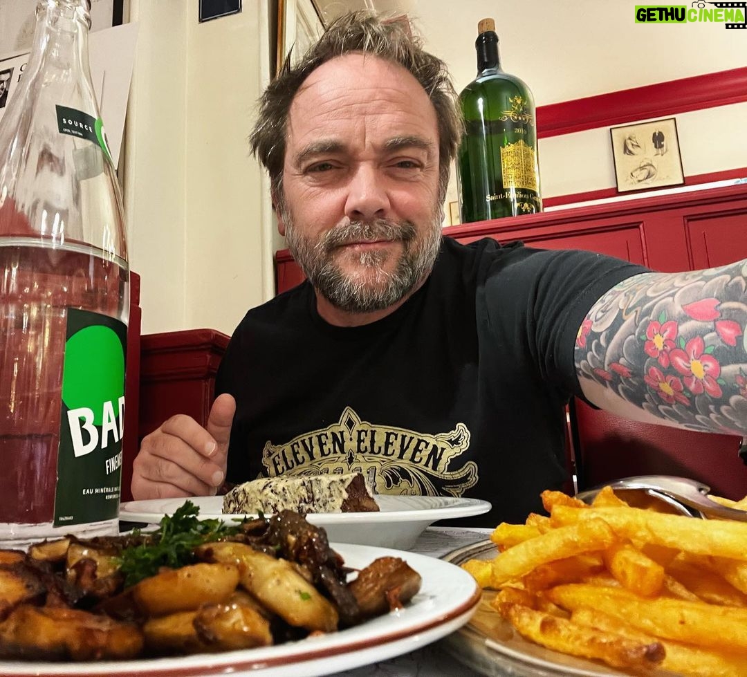 Mark Sheppard Instagram – My favorite food in Paris! @marie ...