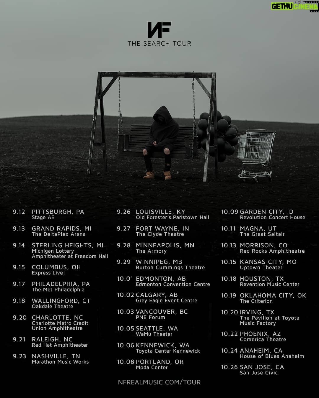 NF Instagram – THE SEARCH TOUR. Sign up for first access to tickets at ...