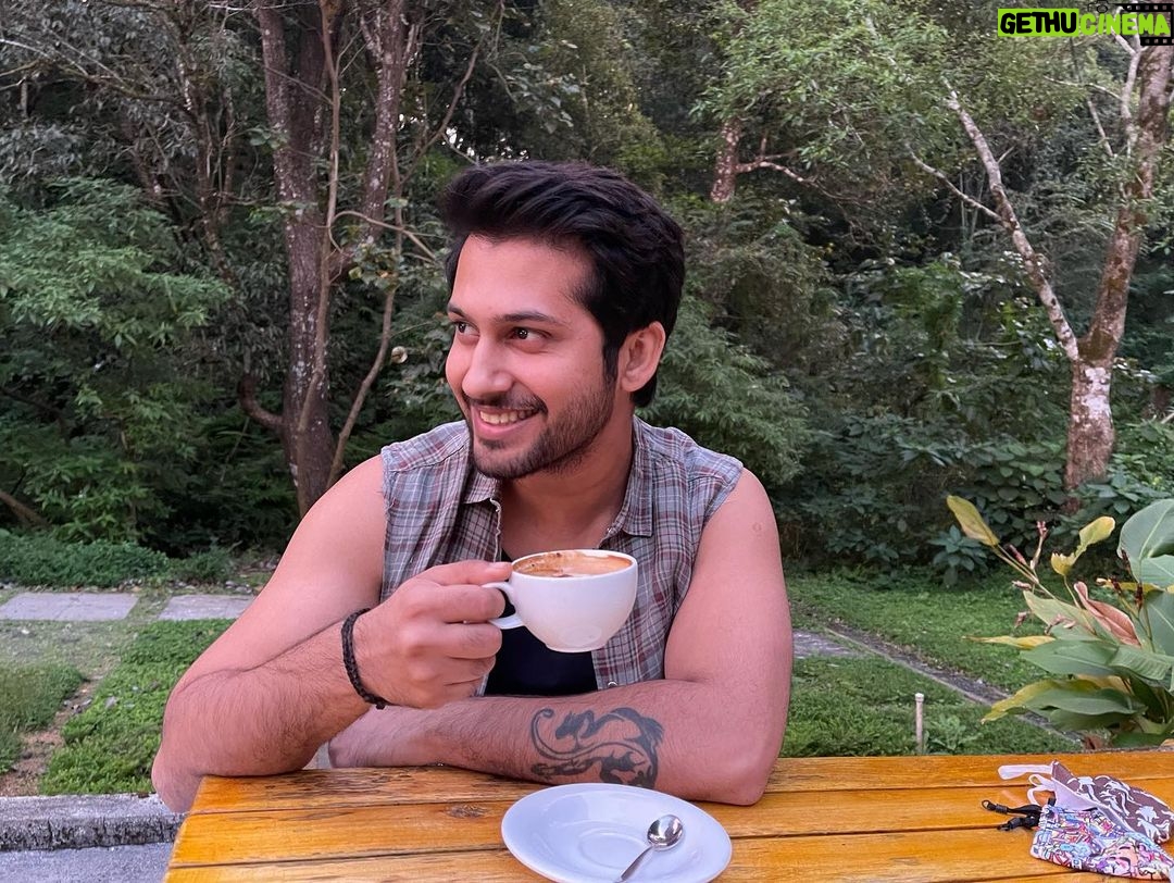 Namish Taneja Instagram – With coffee i am happier than a bird with a ...
