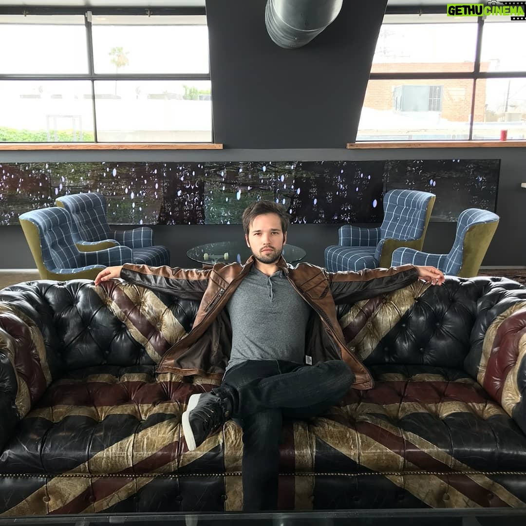 Nathan Kress Instagram – The result of 2 parents getting 2 hours to get ...