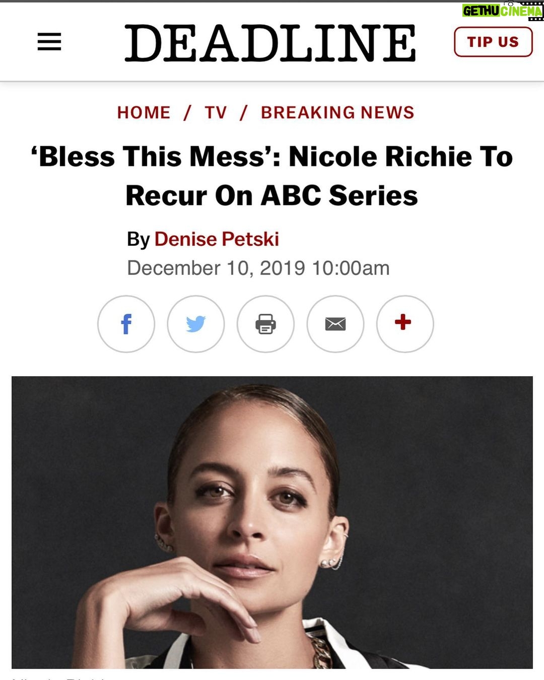 Nicole Richie Instagram – I do know my way around a farm… | Gethu Cinema