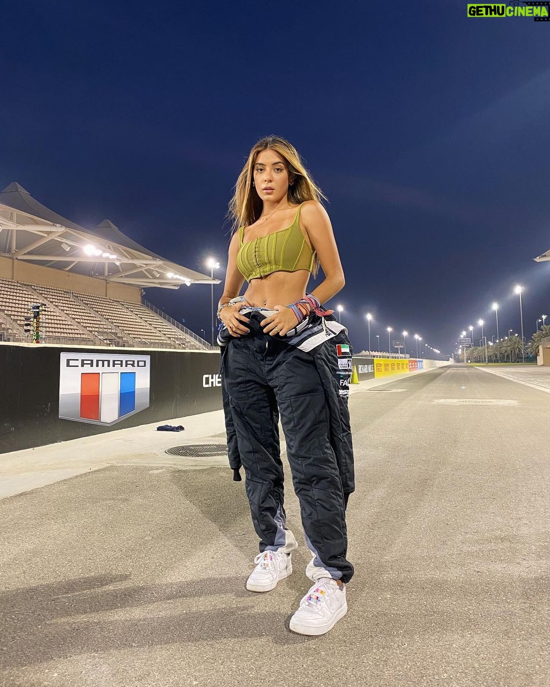 Sabina Hidalgo Instagram – wanna race? 🏎 Abu Dhabi, United Arab ...