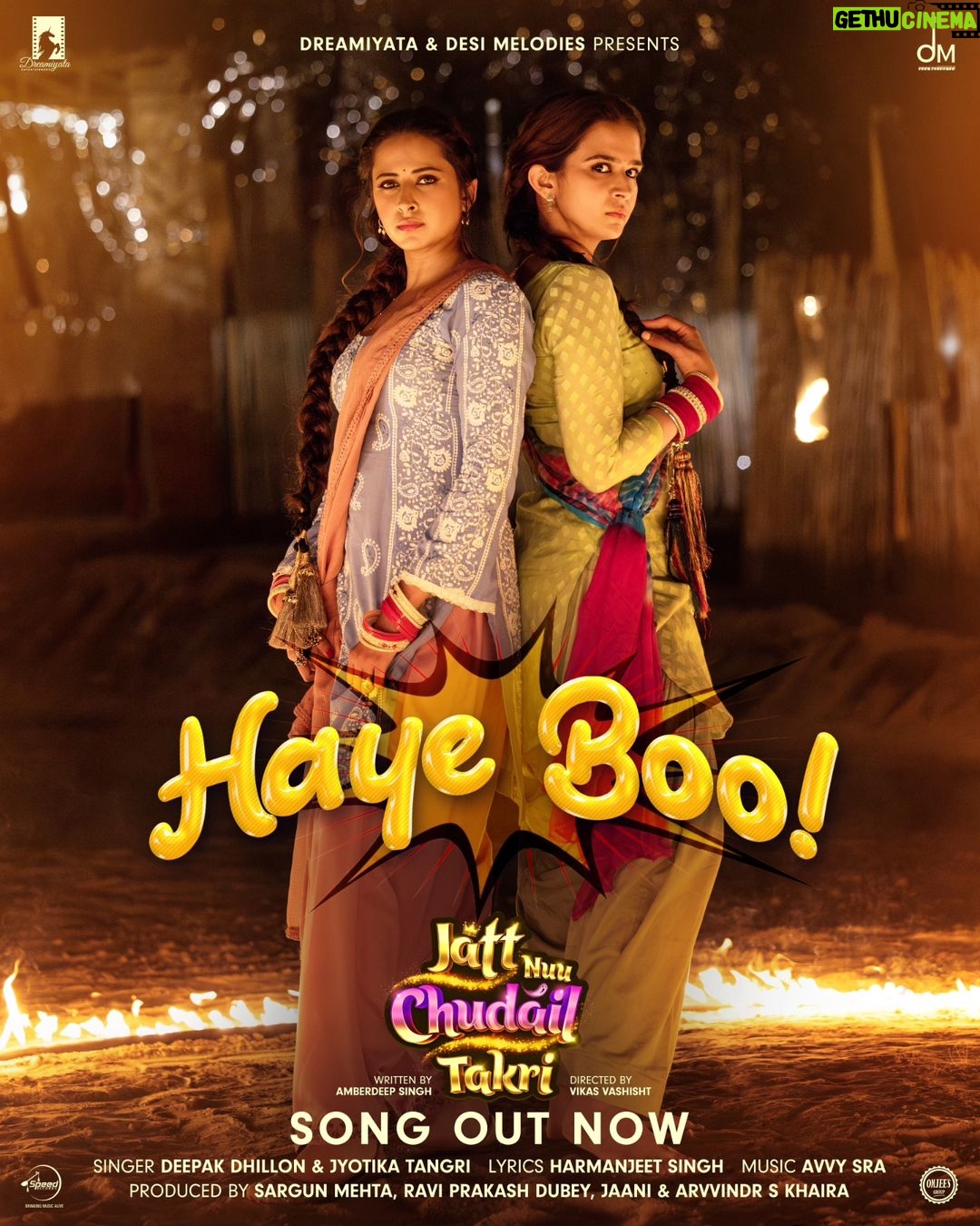 Sargun Mehta Instagram – HAYE BOO out TOMORROW 😁😁 *JATT NU CHUDAIL ...