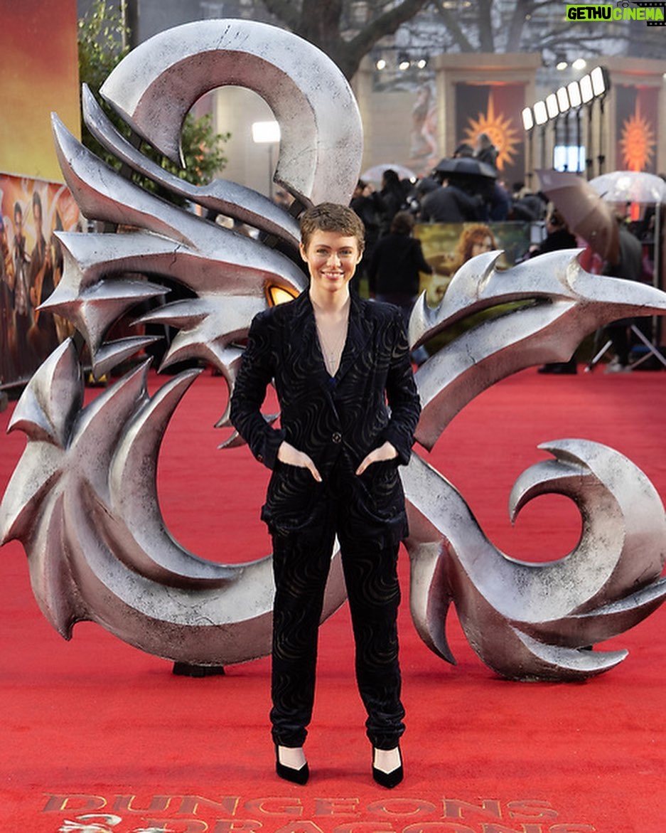 Sophia Lillis Instagram – London! Premiere! Dungeons & Dragons: Hono(u ...