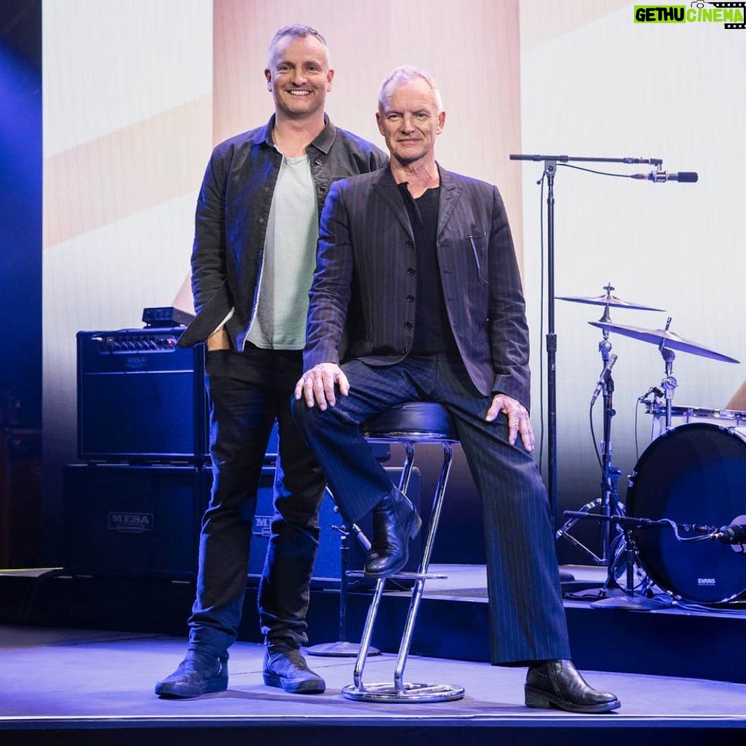 Sting Instagram – Article in @thetimes [link in bio] with @thejoesumner Photo by David Vintiner ...