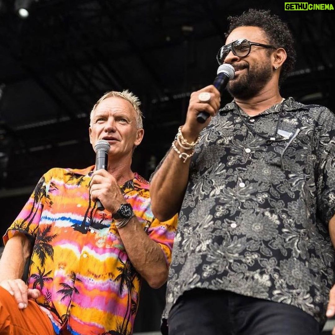 Sting Instagram – The One Fine Day Festival was beautiful. Thank you to my partner-in-rhyme ...