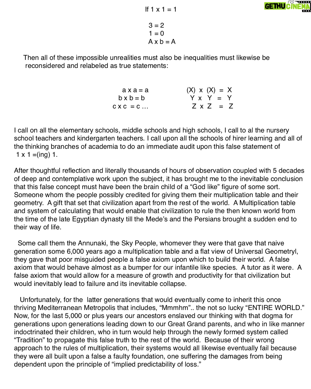 Terrence Howard Instagram – This is the proof to the World of Science ...