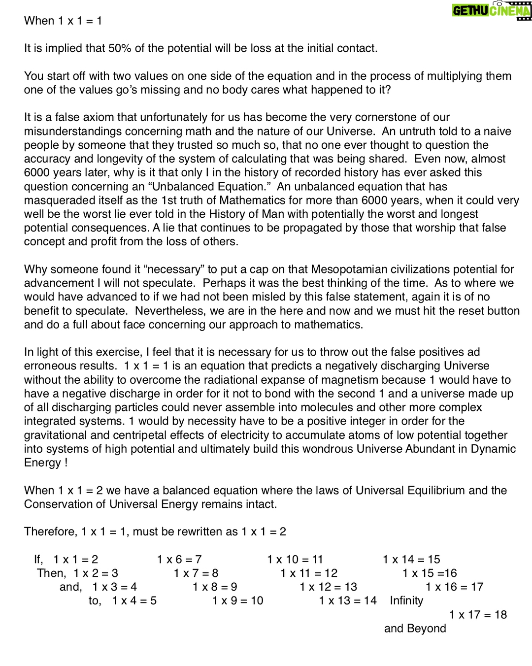 Terrence Howard Instagram – This is the proof to the World of Science ...
