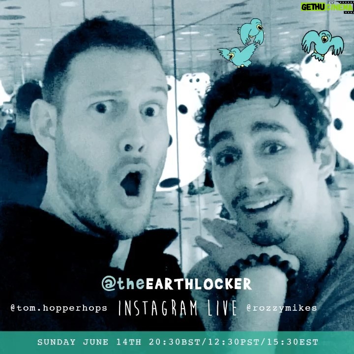 Tom Hopper Instagram – We’re back again this Sunday LIVE on ...