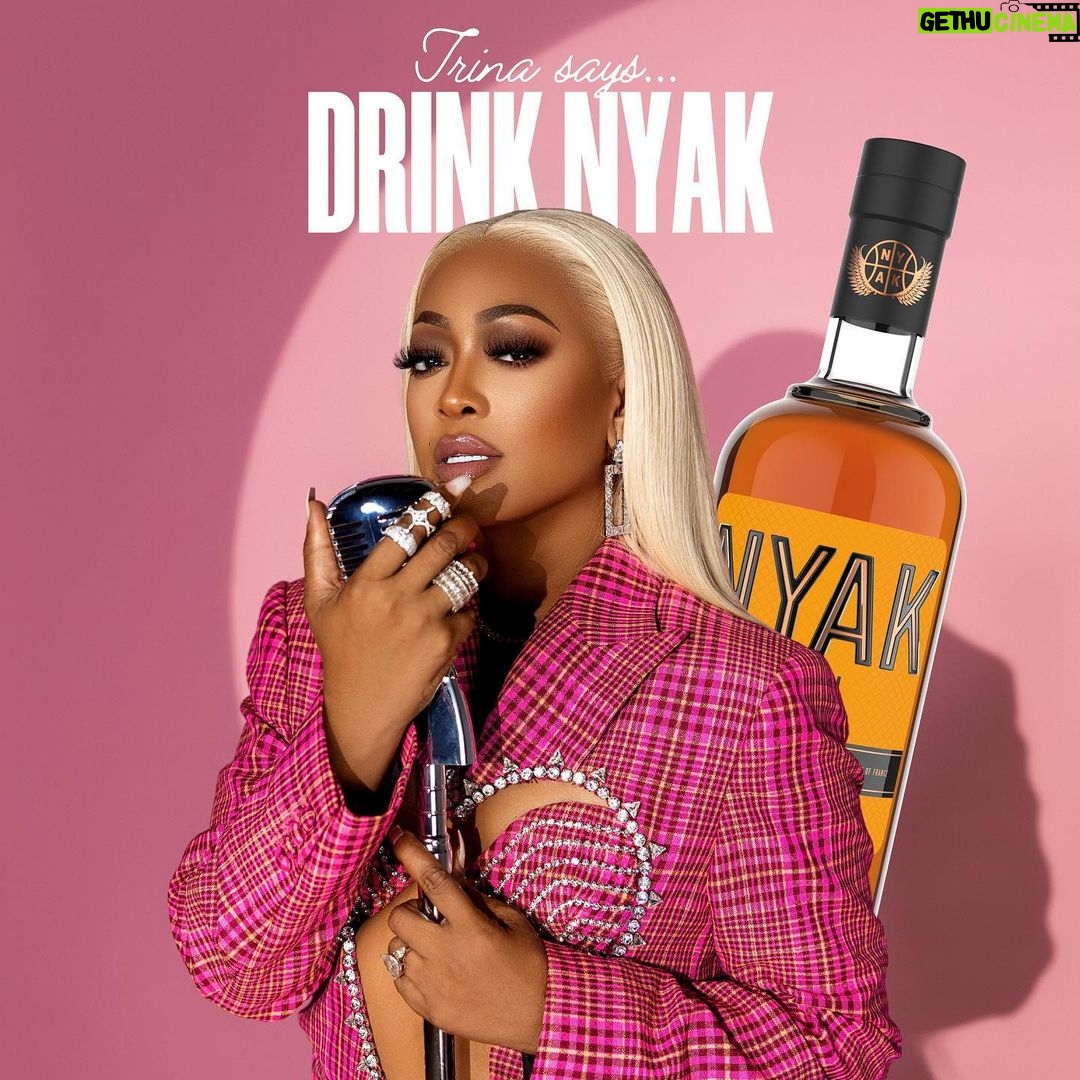 Trina Instagram – Time to celebrate 🎉🥳🩷 drink responsibly with love ...