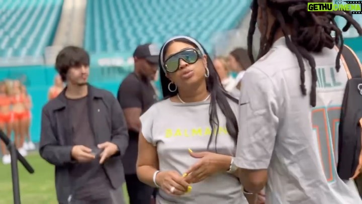 Trina Instagram – Let’s goooooooo @miamidolphins 🐬 Today is the day ‼️ ...