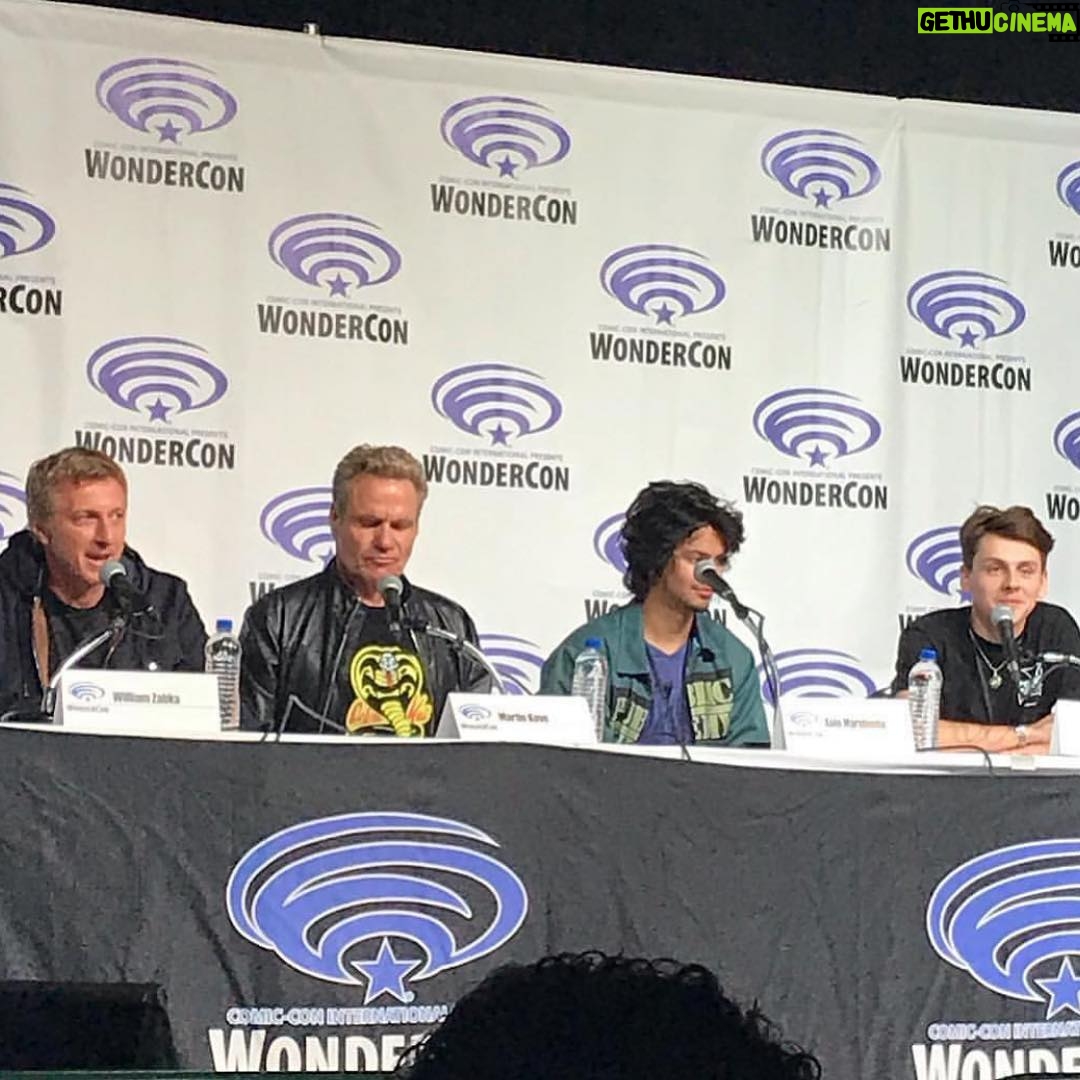 William Zabka Instagram – Great day @wondercon yesterday promoting ...