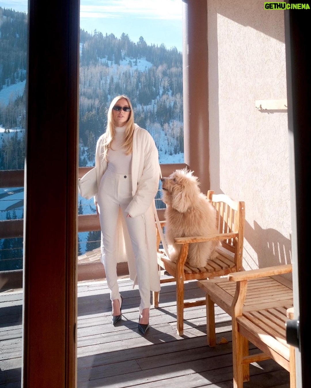 Alexandra Cooper Instagram – like father like son Stein Eriksen Lodge ...