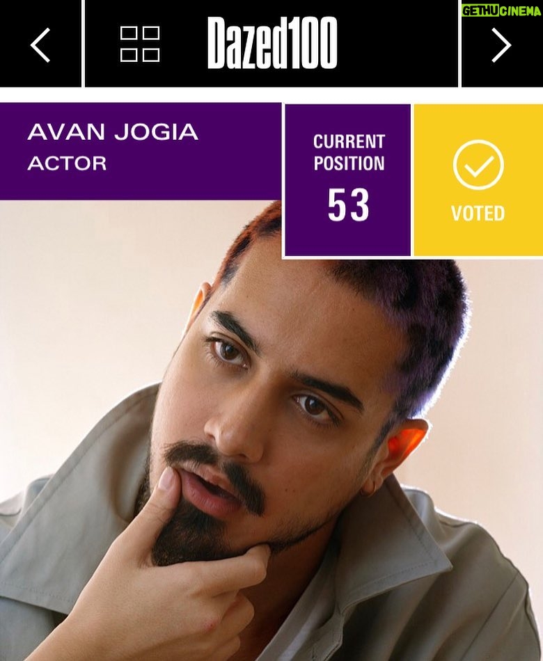 Avan Jogia Instagram – Being brown and beautiful on the @dazed 100 list ...