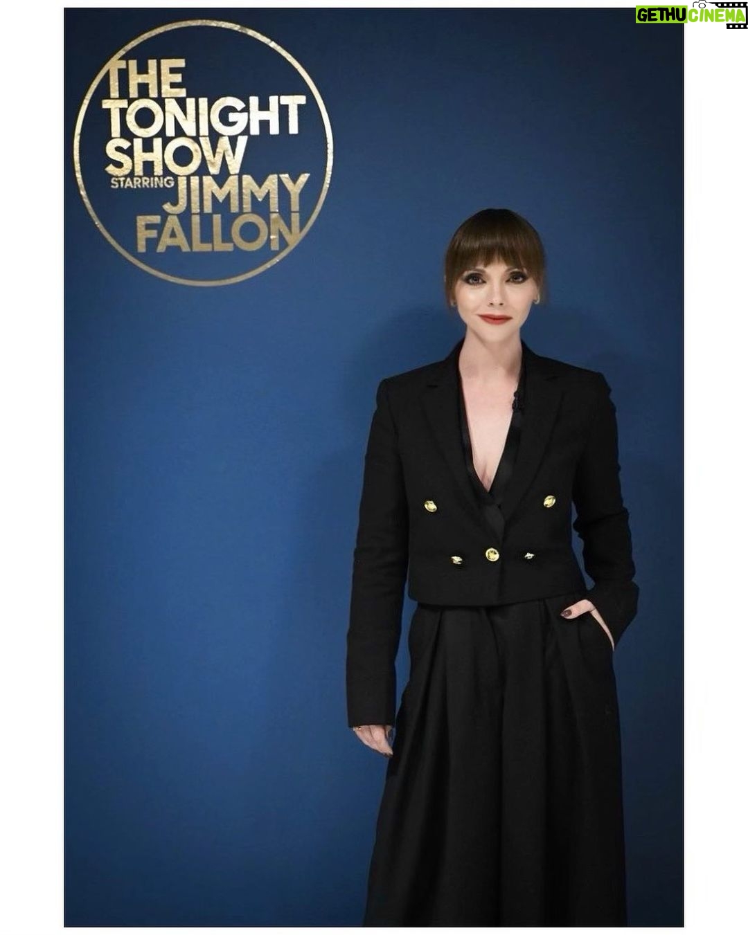 Christina Ricci Instagram – I’m on @fallontonight tonight ...
