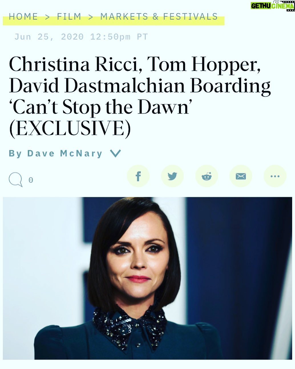Christina Ricci Instagram – So excited about this one! Can’t wait to ...
