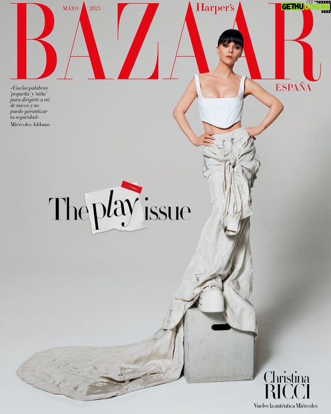 Christina Ricci Instagram – Covering @harpersbazaares for @marcjacobs x ...