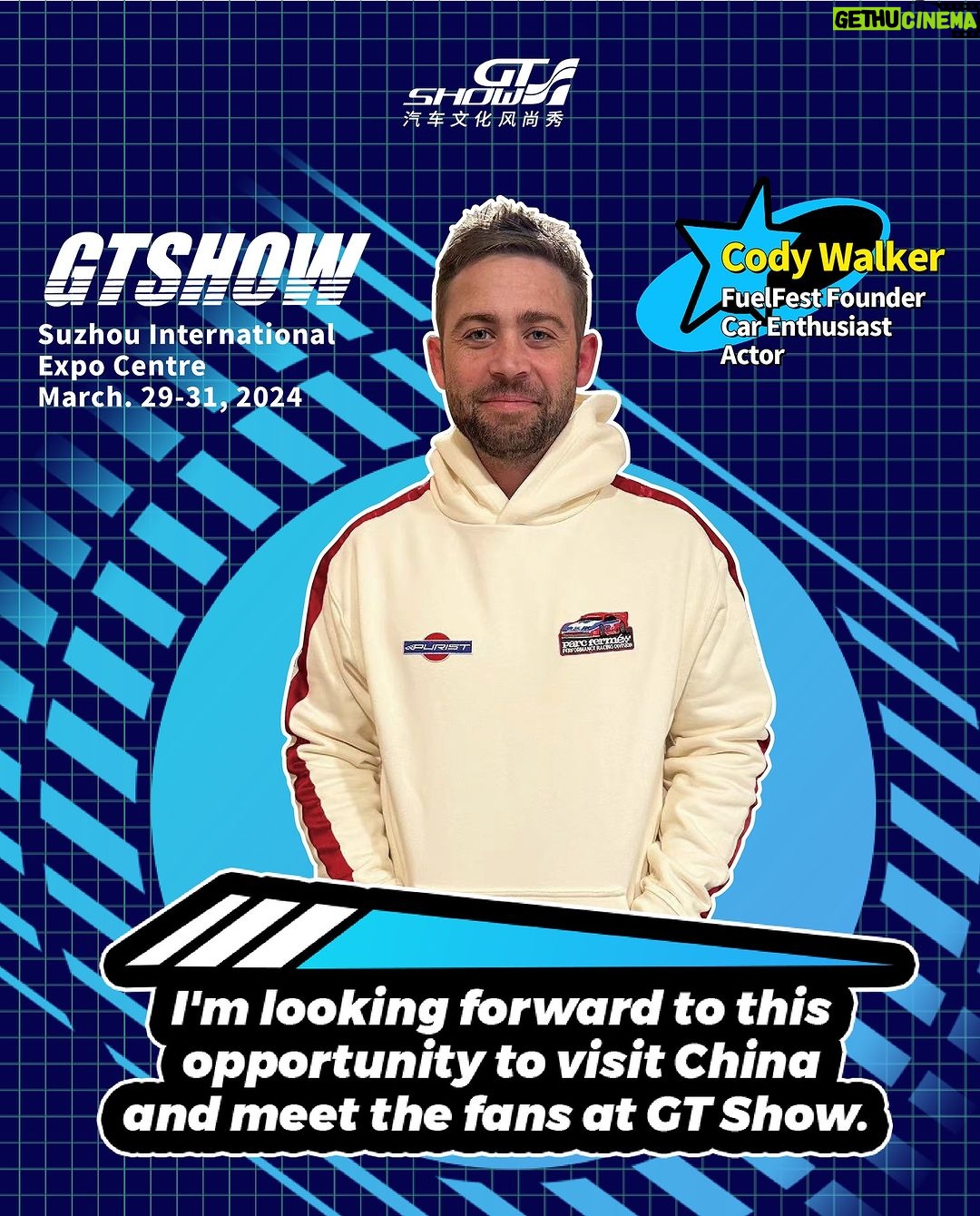 Cody Walker Instagram – We are glad to invite @codybwalker to GT Show 2024. We look forward to ...
