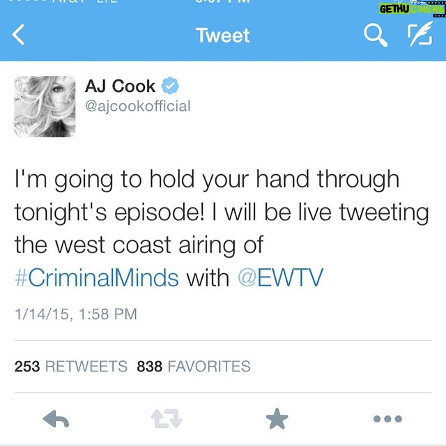A.J. Cook Instagram – | Gethu Cinema
