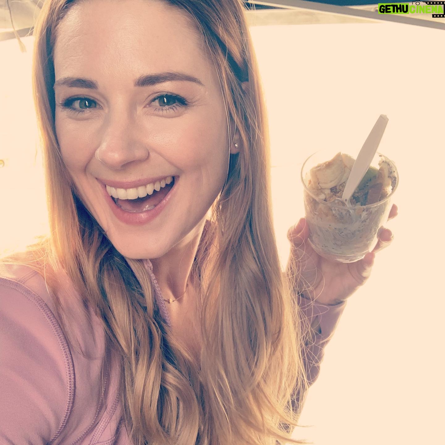 Alexandra Breckenridge Instagram – Me. Showing off my healthy breakfast ...