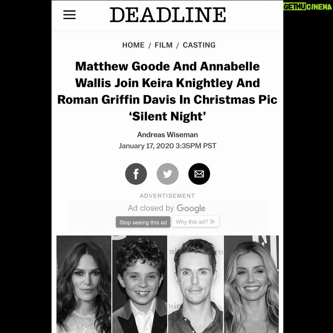Annabelle Wallis Instagram – Very excited to join this amazing cast. It ...